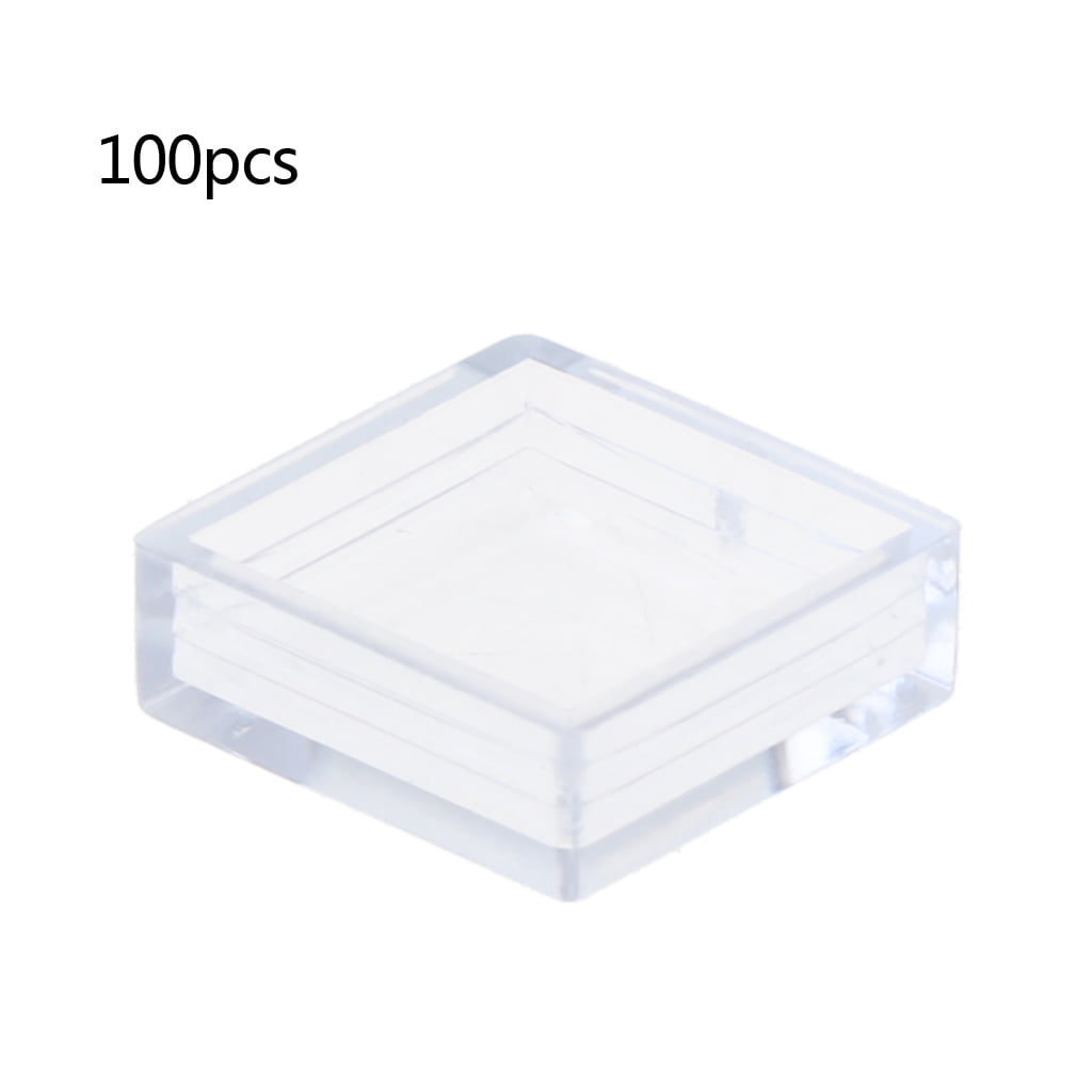 Tizuqe 100x Safety Push Button Cap Guard Plastic Protector Clear ...