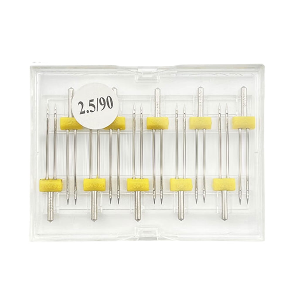 Tizuqe 10Pieces Multifunction Stretch Twin Needle for Simultaneous ...