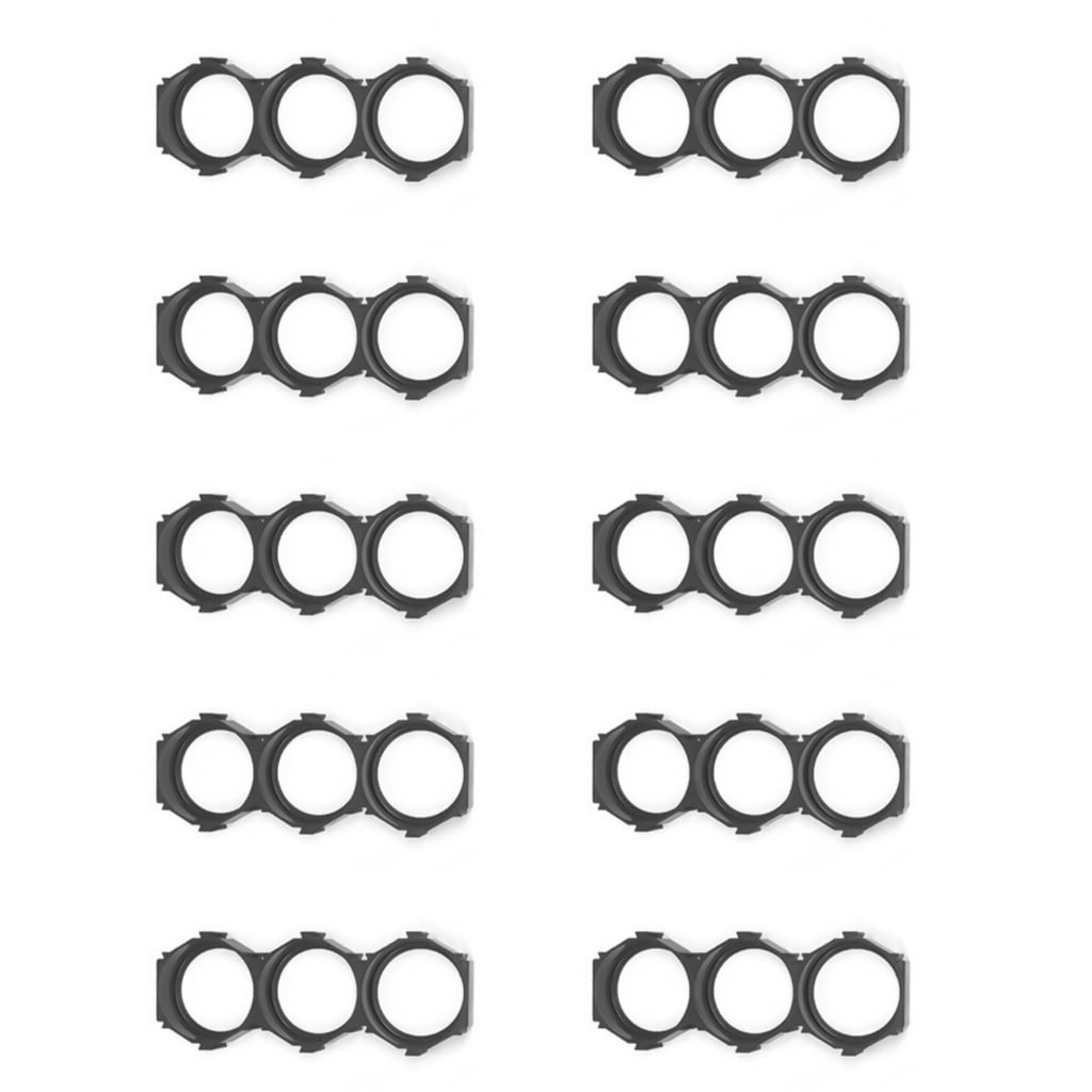 Tizuqe 10pcs Flexible 18650 Battery Holder AntiVibration Plastic ...