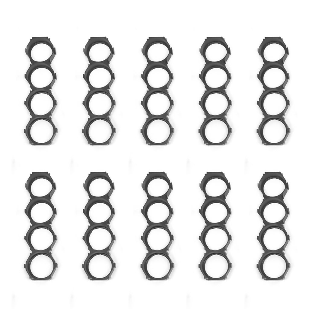 Tizuqe 10pcs Flexible 18650 Battery Holder AntiVibration Plastic ...