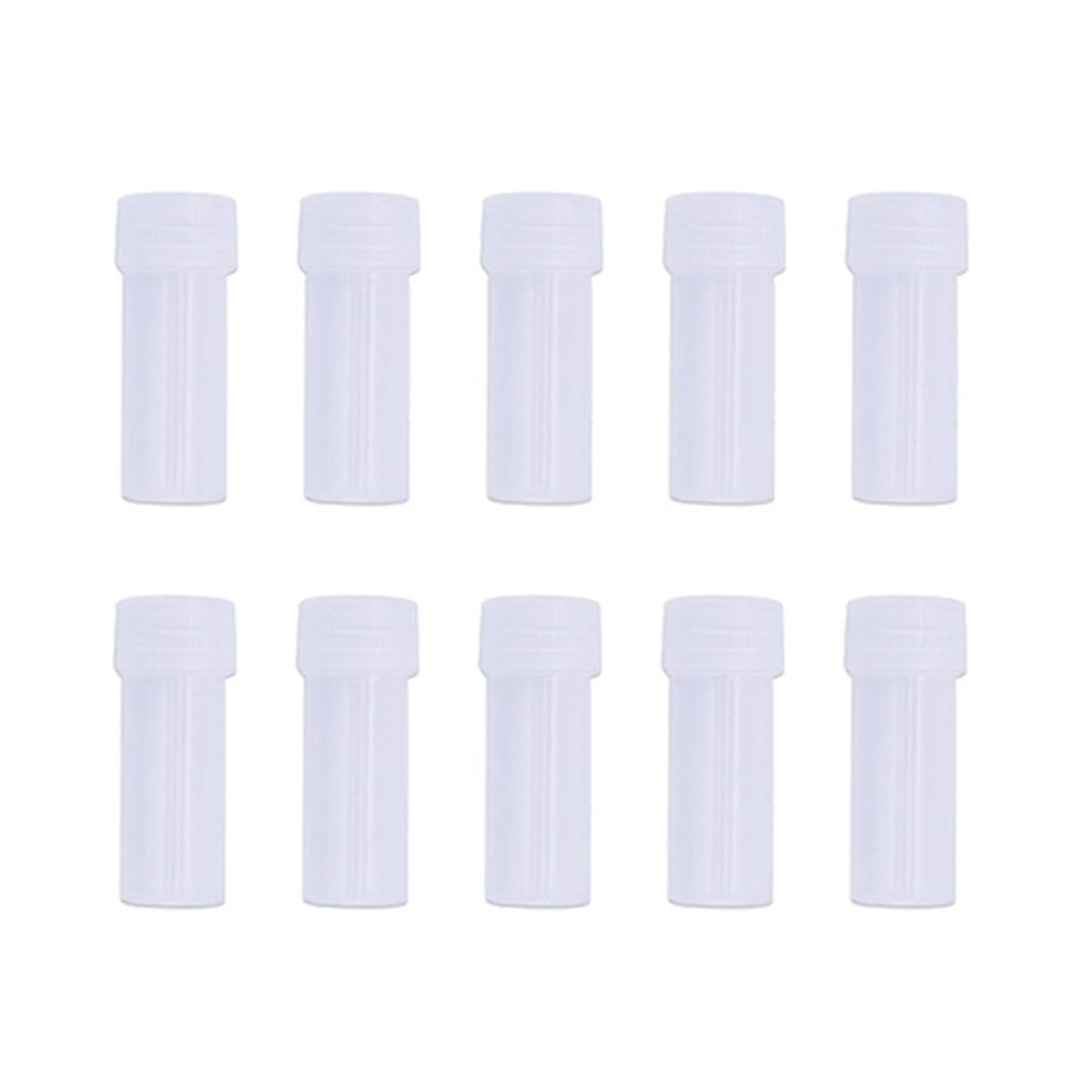 Tizuqe 10pcs Sewing Needle Container Transparent Plastic Embroidery ...