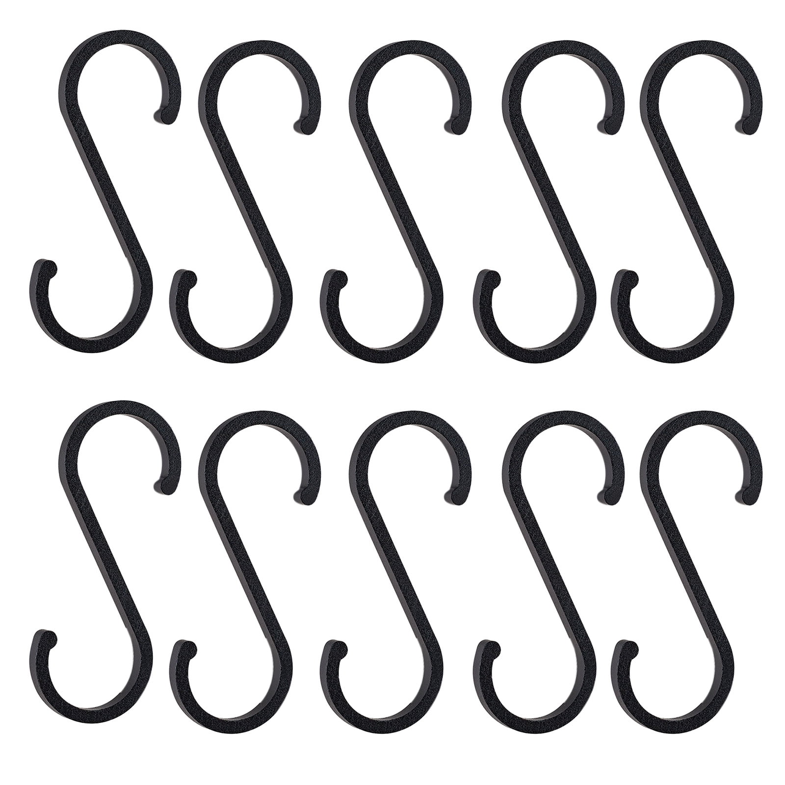 Tizuqe 10pcs Space Aluminum S Shape Hooks Kitchen Railing Hanger Hook ...