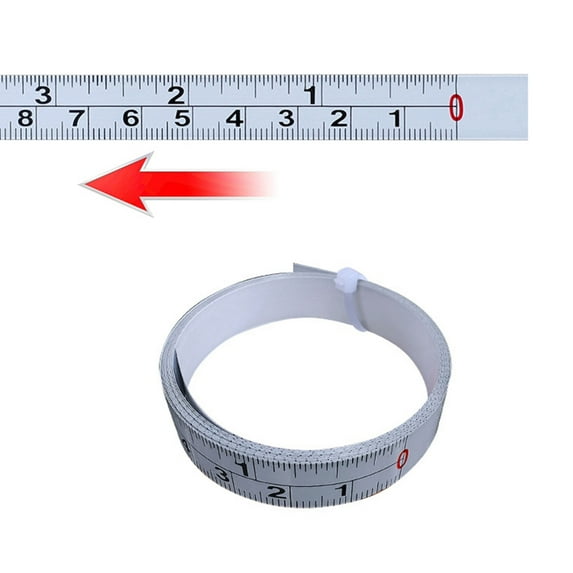 Tizuqe 1m/2m Measuring Tape Workbench Ruler Self-Adhesive Tape Measure ...