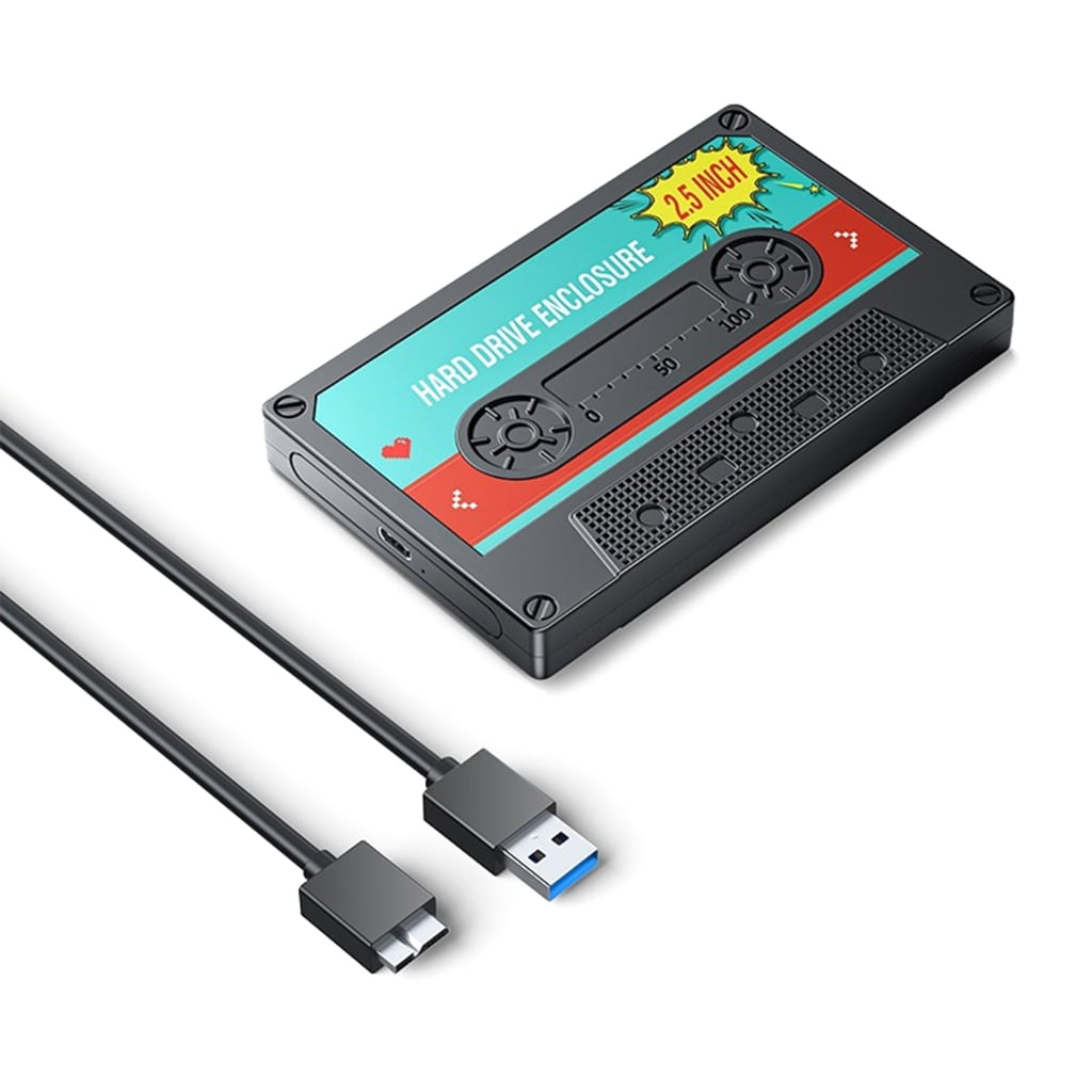 Tizuqe 2.5inch External Hard Drive Enclosure USB 3.0/Type C External ...