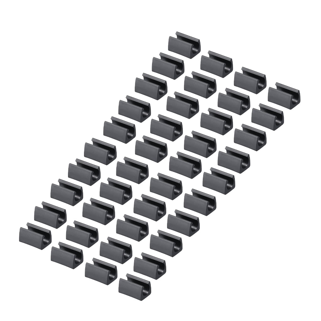Tizuqe 20/40 Pack Chair Leg Caps UShaped Tube Sleeve Tube Clamp Floor ...