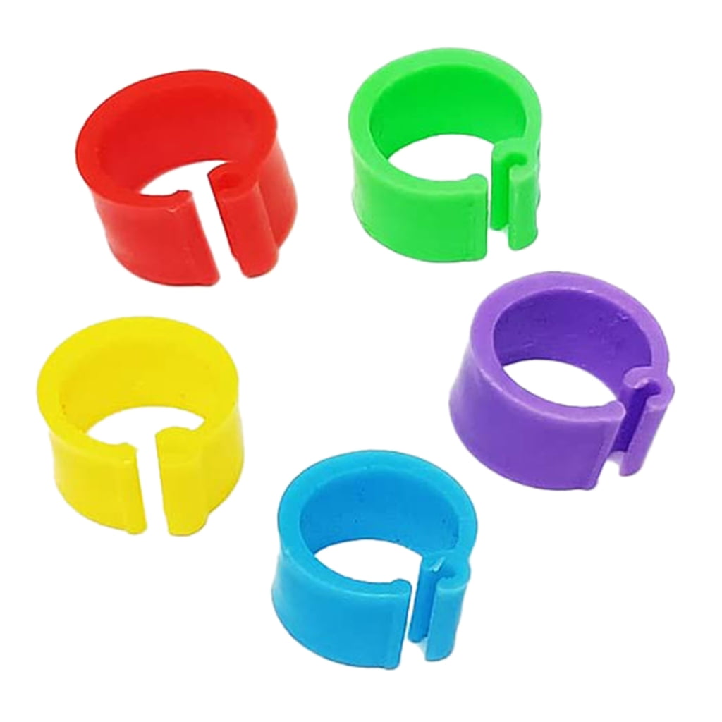 Tizuqe 200x Bird Leg Rings for Small Poultry Chicken for Lovebirds ...