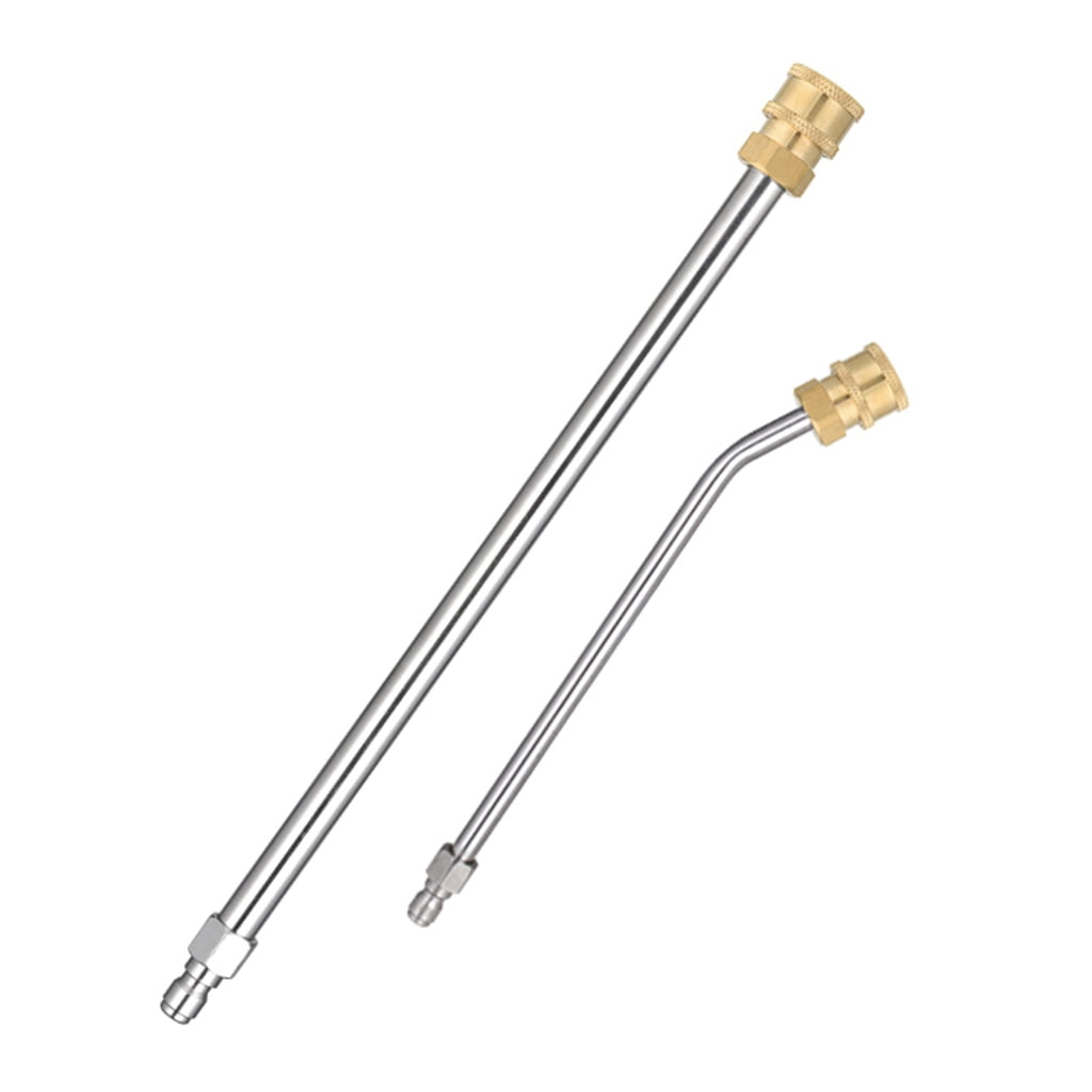 Tizuqe 2Pieces Washer Extension Rods Straight Rod Curved Rod Quick ...