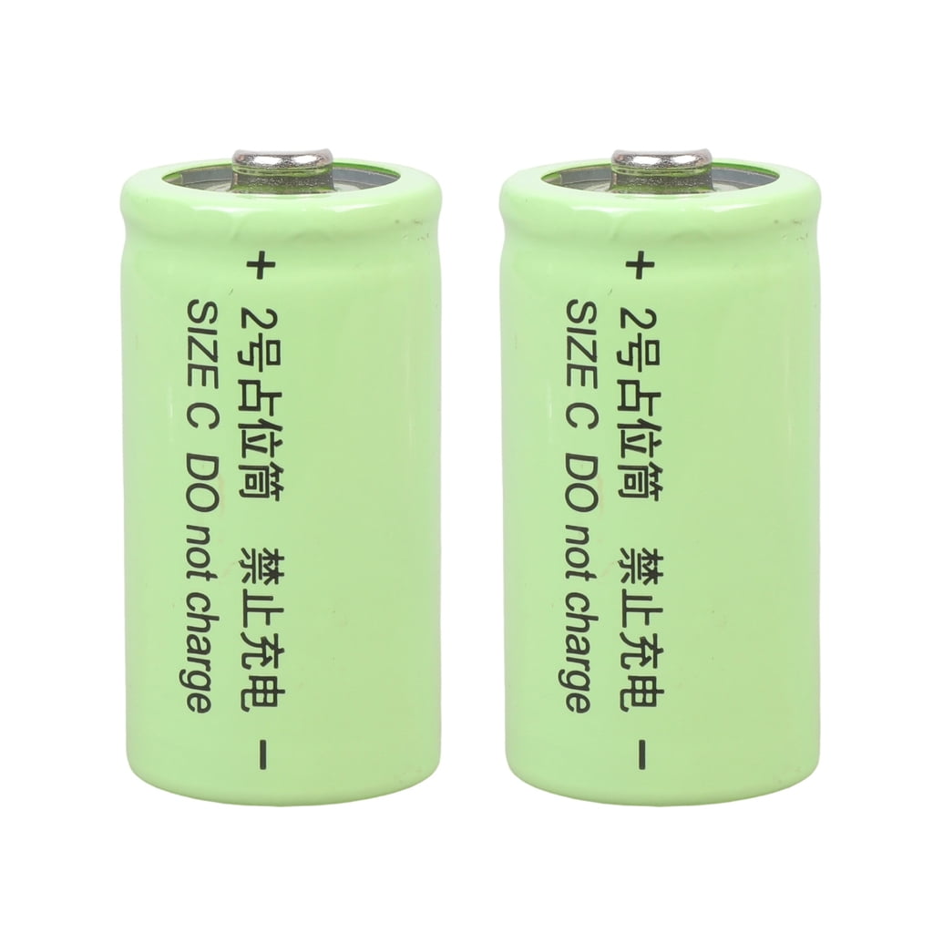 Tizuqe 2pcs LR14 C Size Dummy Battery Conductor Fake Dummy Batteries ...