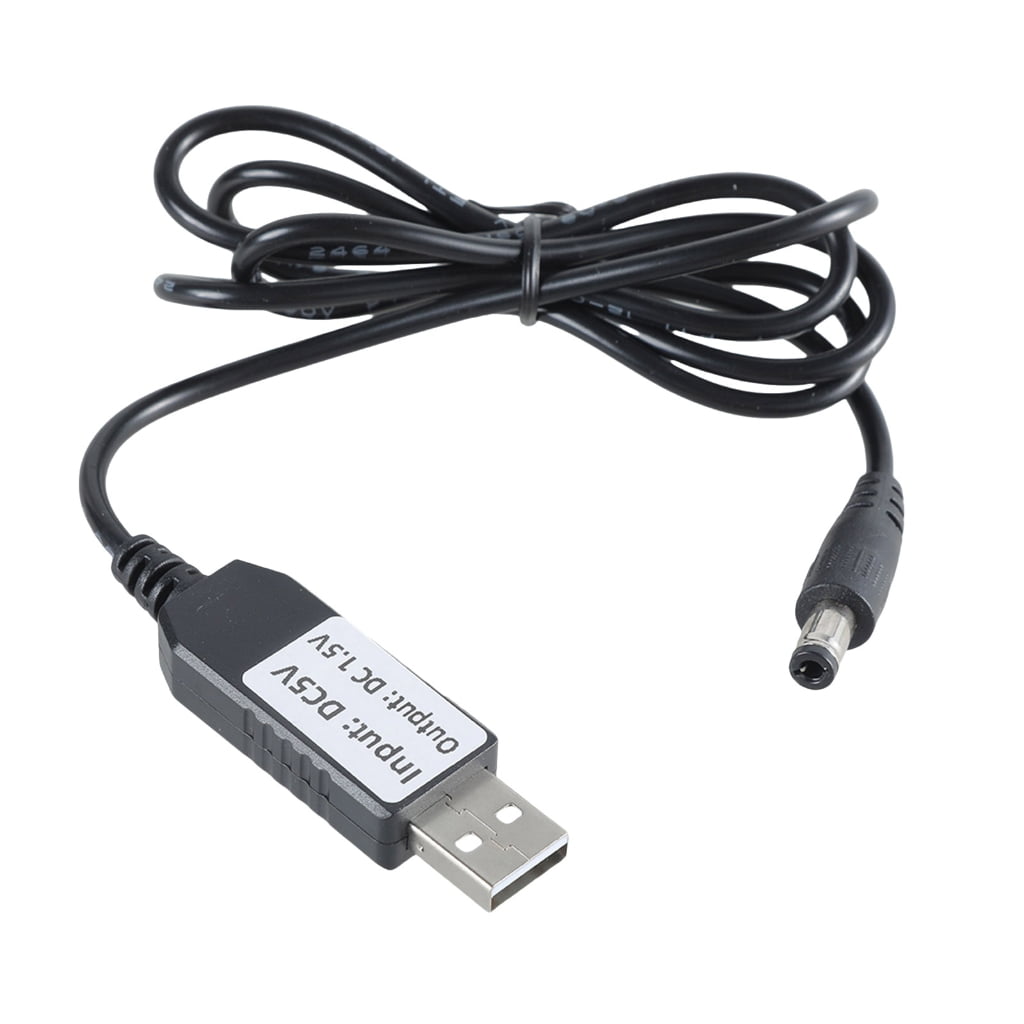 Tizuqe 3.28ft Length Universal 5V USB to 1.5V DC5521 Plug Male Power ...