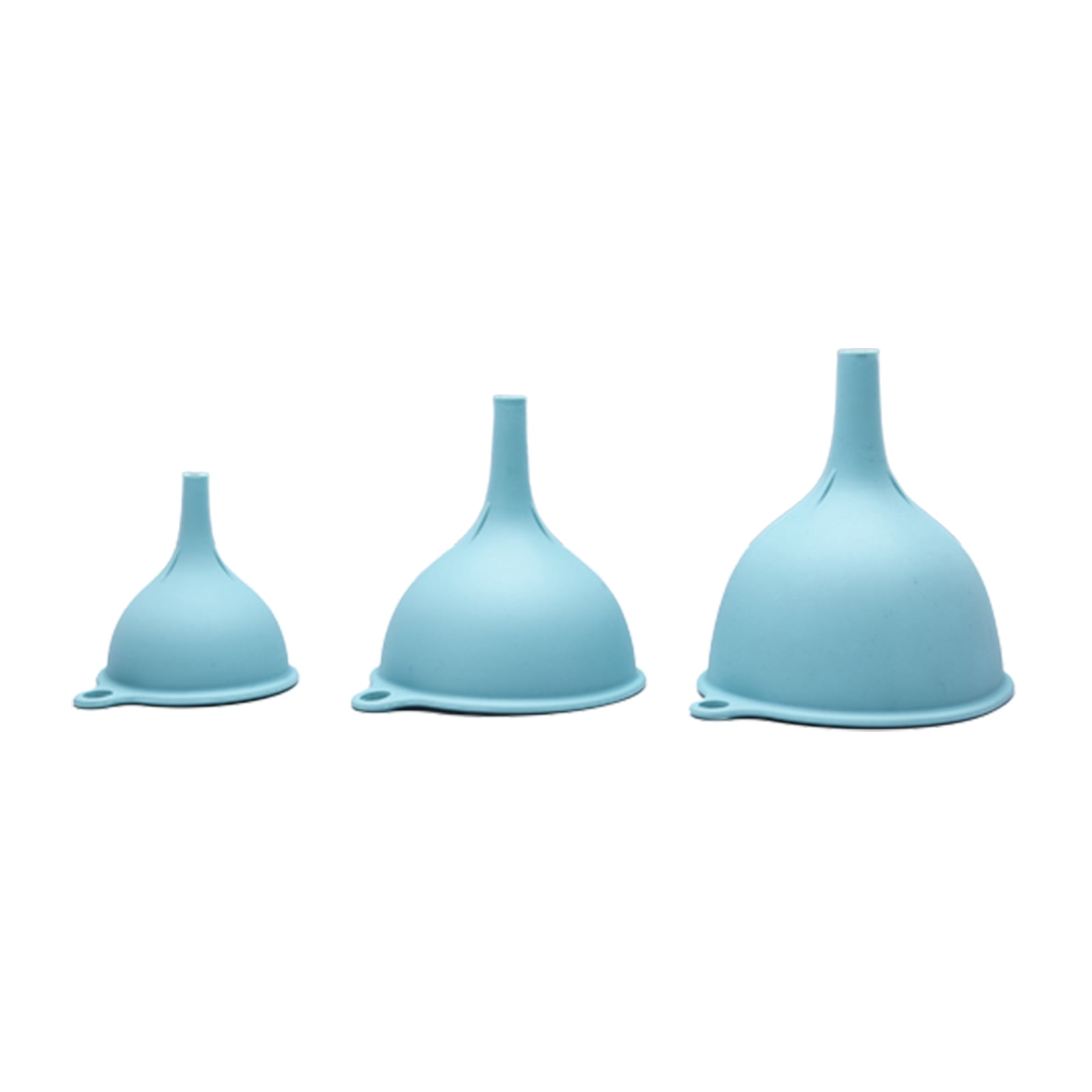 Tizuqe 3 Pack Kitchen Funnel 3 Different Sizes Silicone Funnel for ...