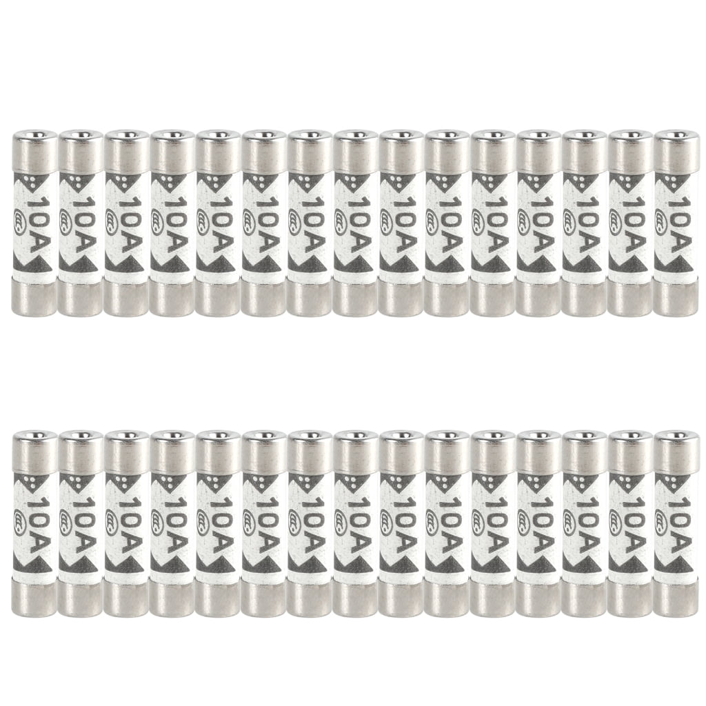 Tizuqe 30pcs Small 10A Fuses Ceramic Fuses Upgrades for UK Plugs ...