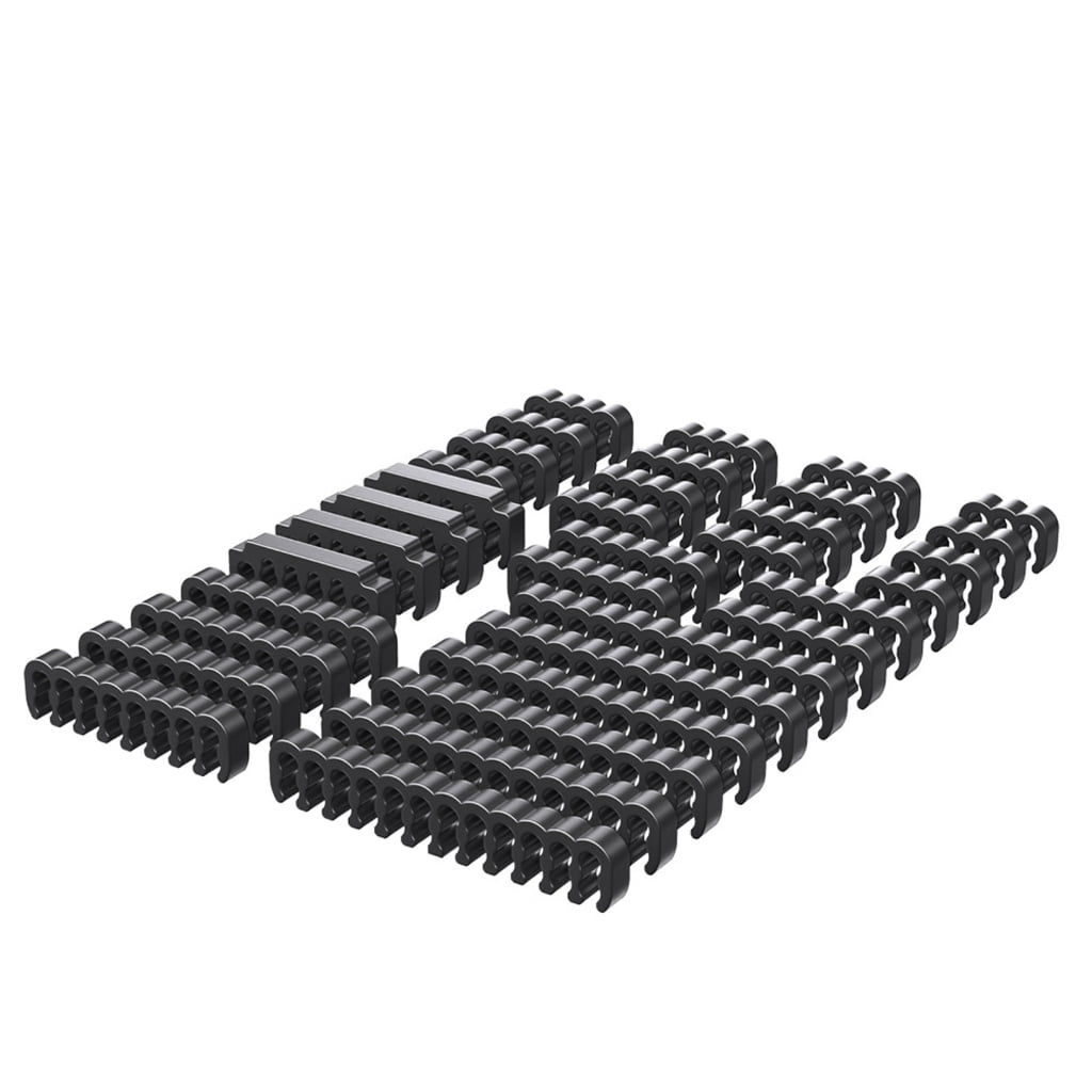 Tizuqe 34 Count PVC Cord Guides For 3.0-3.6mm Sleeved Lines Cord ...