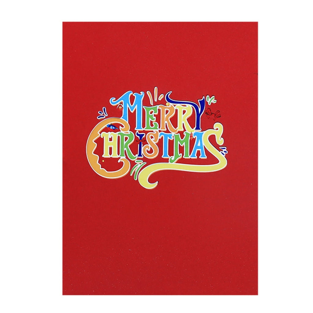 Tizuqe 3D PopUp Christmas Tree Card Greeting Card Beautiful ...