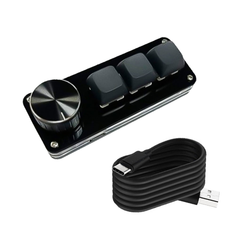 Tizuqe 3Key/4Key/6Key/8Key Mechanical Macro Keypad with Personalizes Knob, Hot Swappable ...