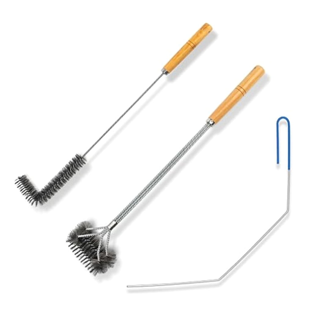 Tizuqe 3Pcs Fryer Cleaning Tools L Shaped Fryer Cleaning Brush Deeping ...