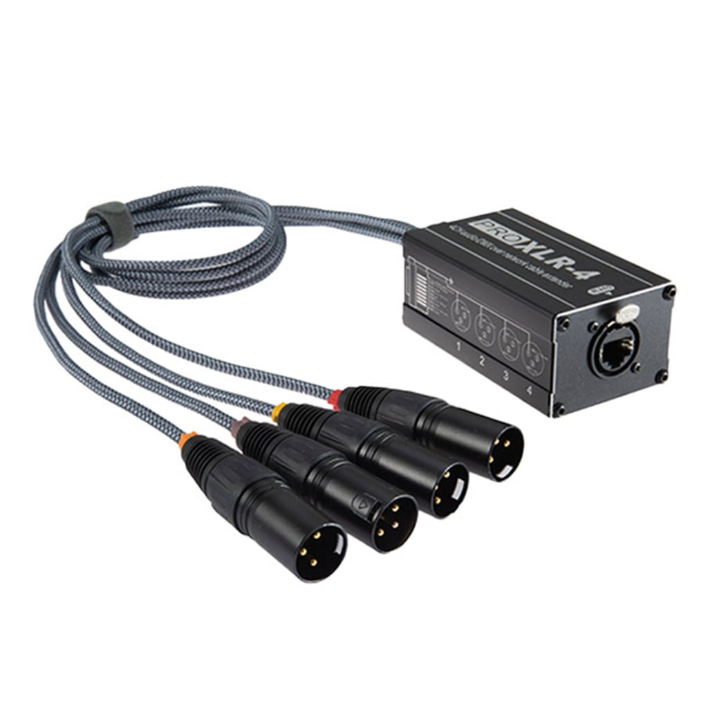 Tizuqe 4 Channel 3Pin to Single Ethercon Cable Cat5 Multi Networking ...