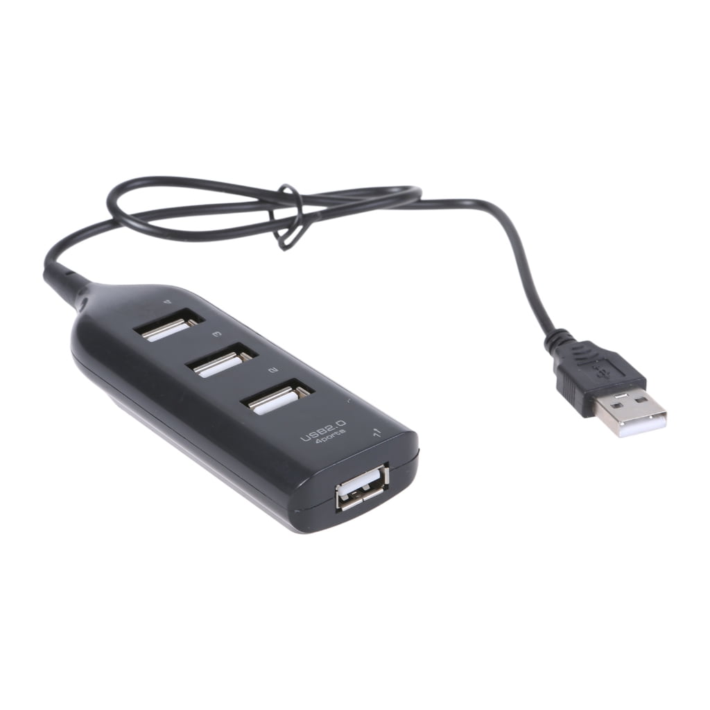 Tizuqe 4 Ports USB Hub USB 2.0 Splitter Cable Extender for Desktop ...