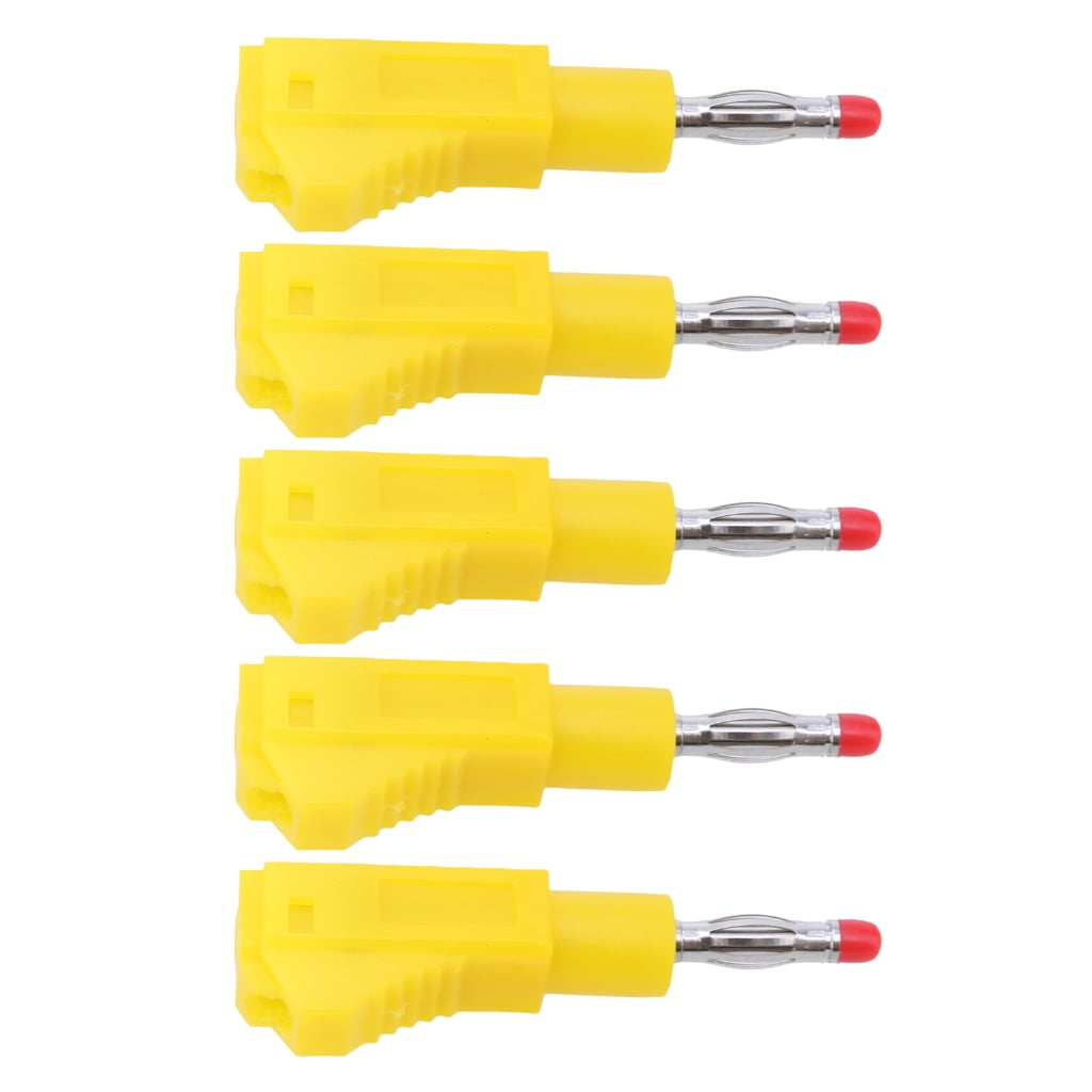 Tizuqe 4mm Banana Plugs, Clear Tubing for Electrical Engineering and ...