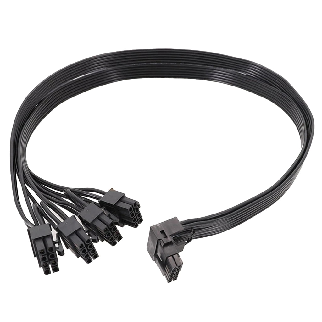 Tizuqe 4xCPU 8 Pin to 16Pin Male Power Supply Extension Cable PCI-E 5.0 ...