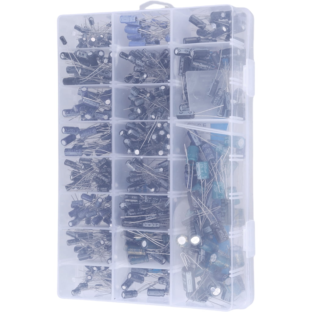 Tizuqe 500pcs/set Assortment Set Of Miniature Electrolytic Capacitors ...