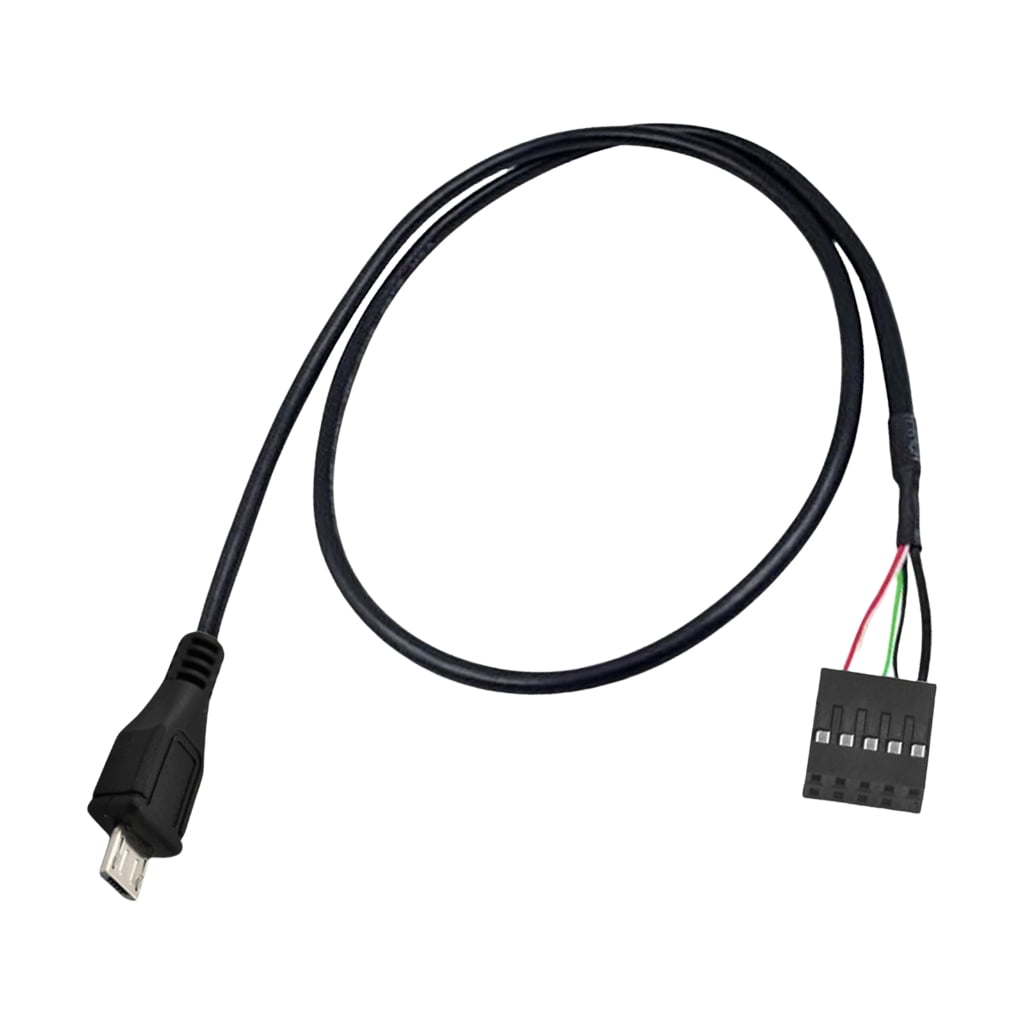 Tizuqe 50cm USB 2.0 Mini 5Pin Male to 9Pin Female Header Cable ...