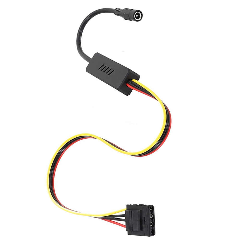 Tizuqe 5525 to Molex 4Pin HDD Extension Power Adapter Cable 12V To 5V ...