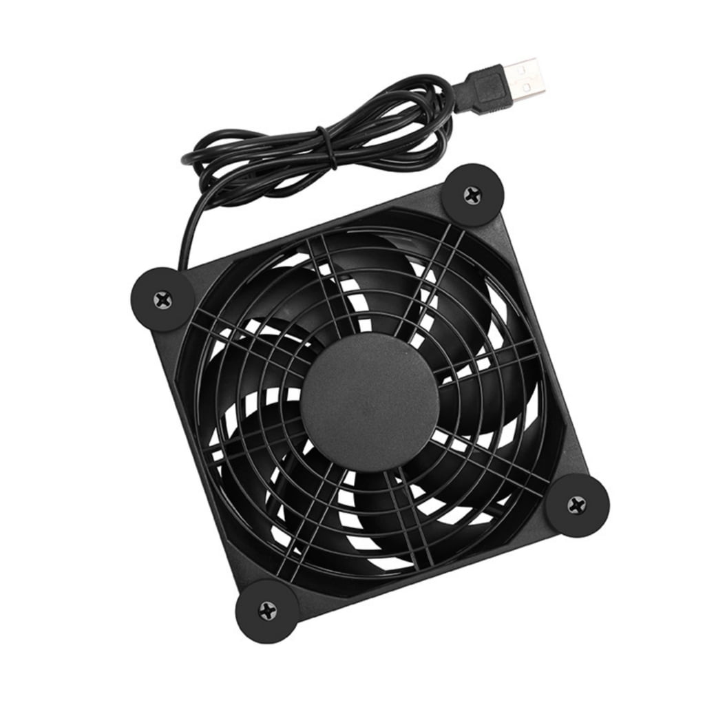 Tizuqe 5V Quiet USB Cooling Fan 120mm Cooling for Router Computer Video ...
