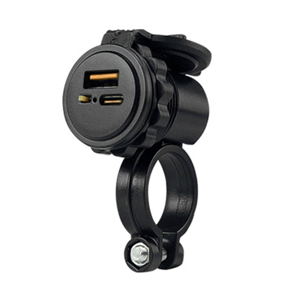 Tizuqe 9-24V USB Type-C PD 18W Fast Charging Power Socket Double Port ...