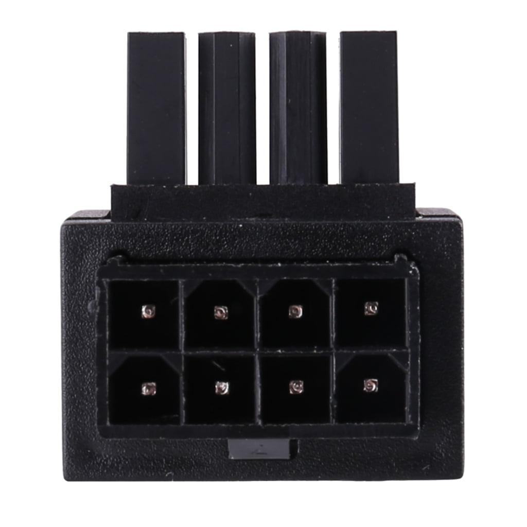 Tizuqe ATX8Pin Female 90 Degree Angled To 8Pin Male Power Adapter GPU ...
