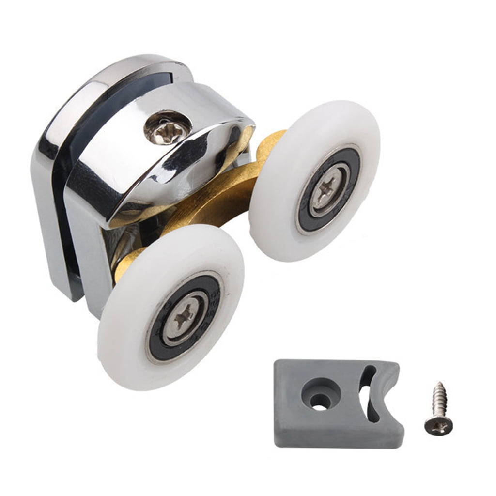 Tizuqe Glass Sliding Door Pulley Wheels Adjustable Upper Bottom Rollers ...
