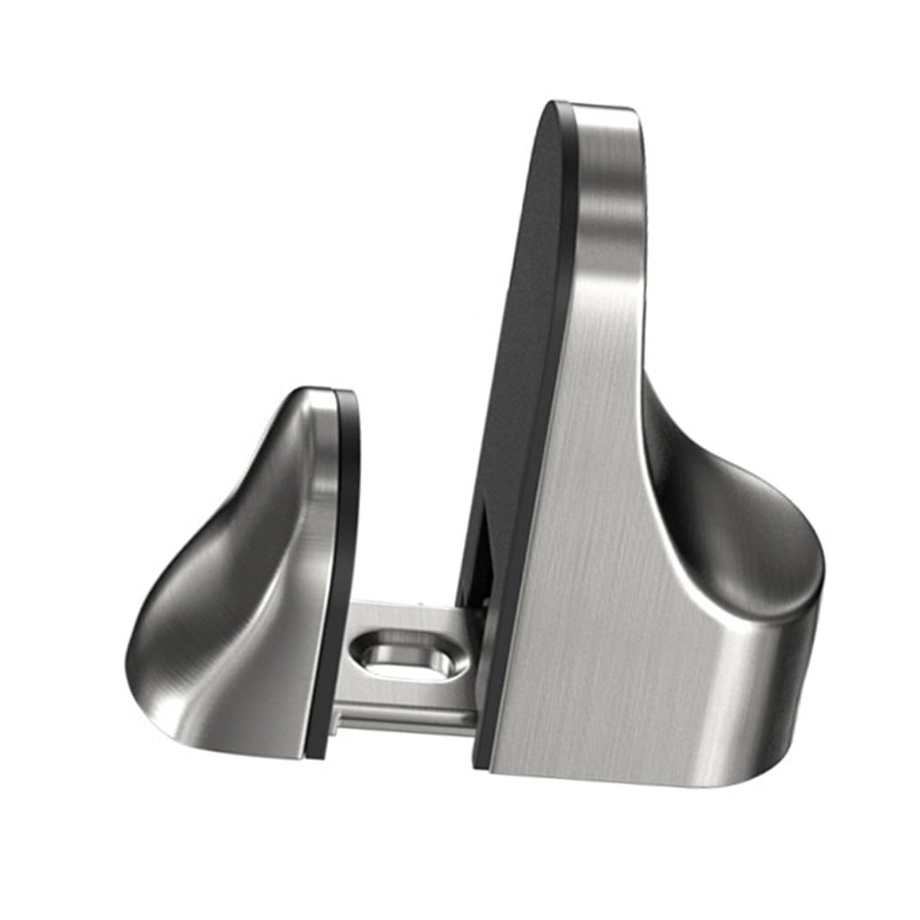 Tizuqe Adjustable Glass Shelf Brackets Metal Clamp Wall Mounted Glass ...