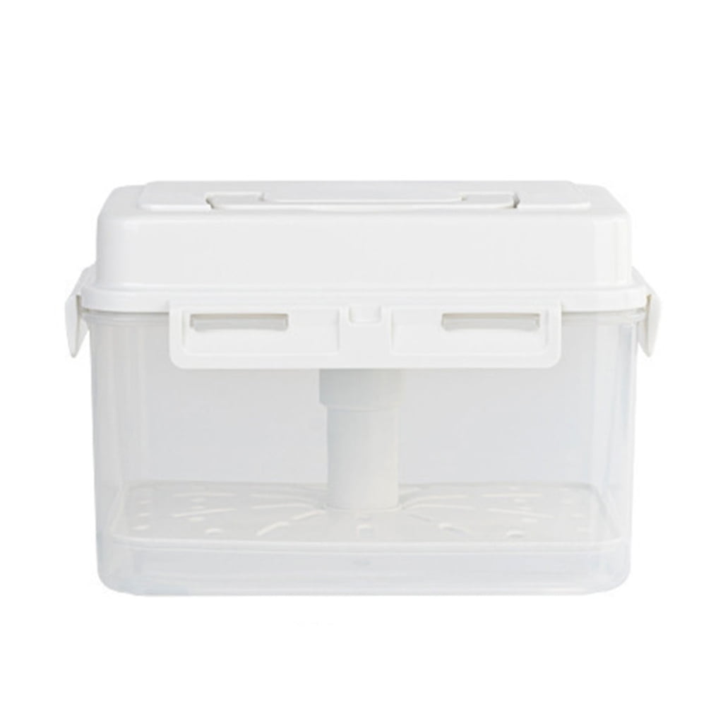 Tizuqe Plastic Pickle Jar with Handle Storage Box for Preserving and ...