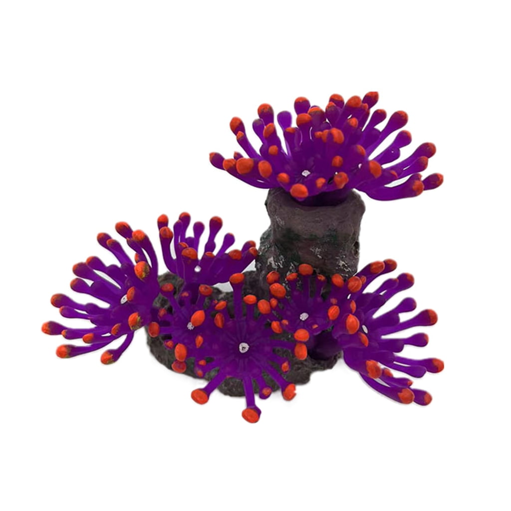 Tizuqe Aquariums Sinkable Decorations Safety Coralreef Fishtank TPR ...