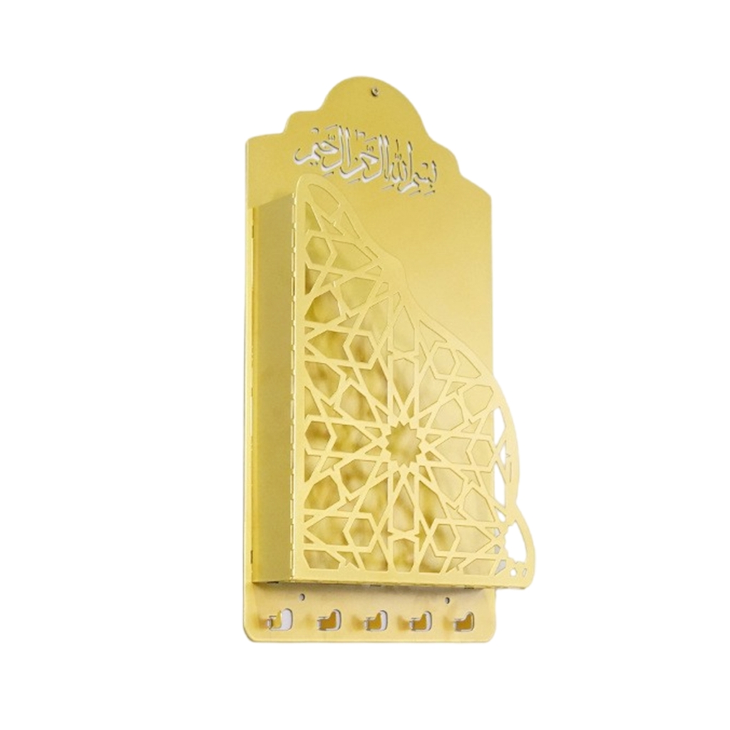 Tizuqe Arabic Quran Wall Hanging Shelf Book Holder for Islamic Cultural ...