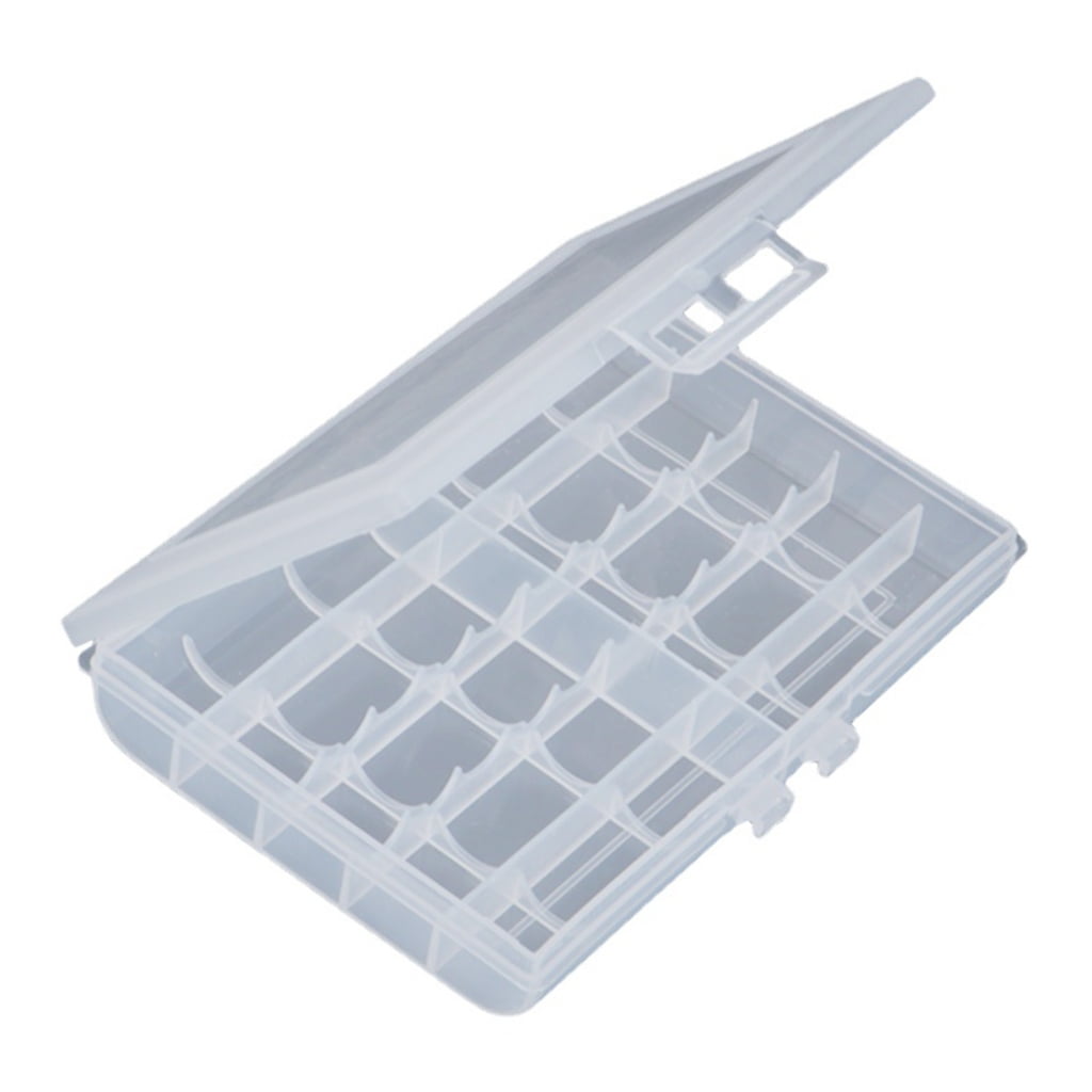 Tizuqe Battery Holder 10 Grid AA Plastic Battery Holder Case Organizers ...