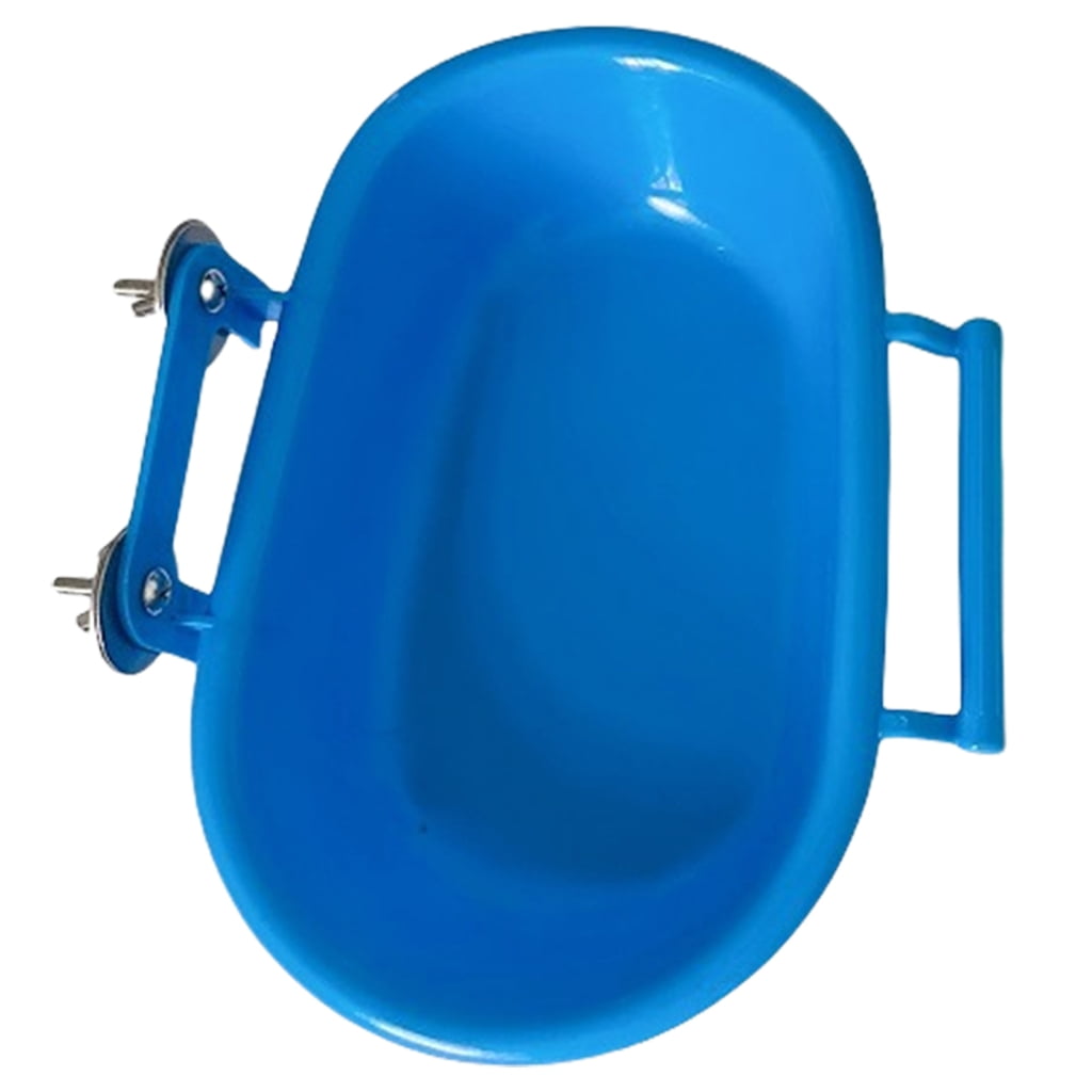 Tizuqe Bird Cage Mounted Shower Basin Hangable Bird Bath Tub Water Bowl ...