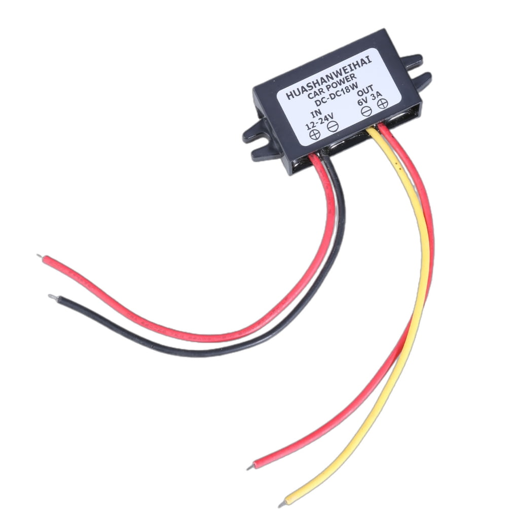 Tizuqe Buckk Converters 12V 24V to 6V Voltages Stabilizers Regulator Automatic Buckk - Walmart.com