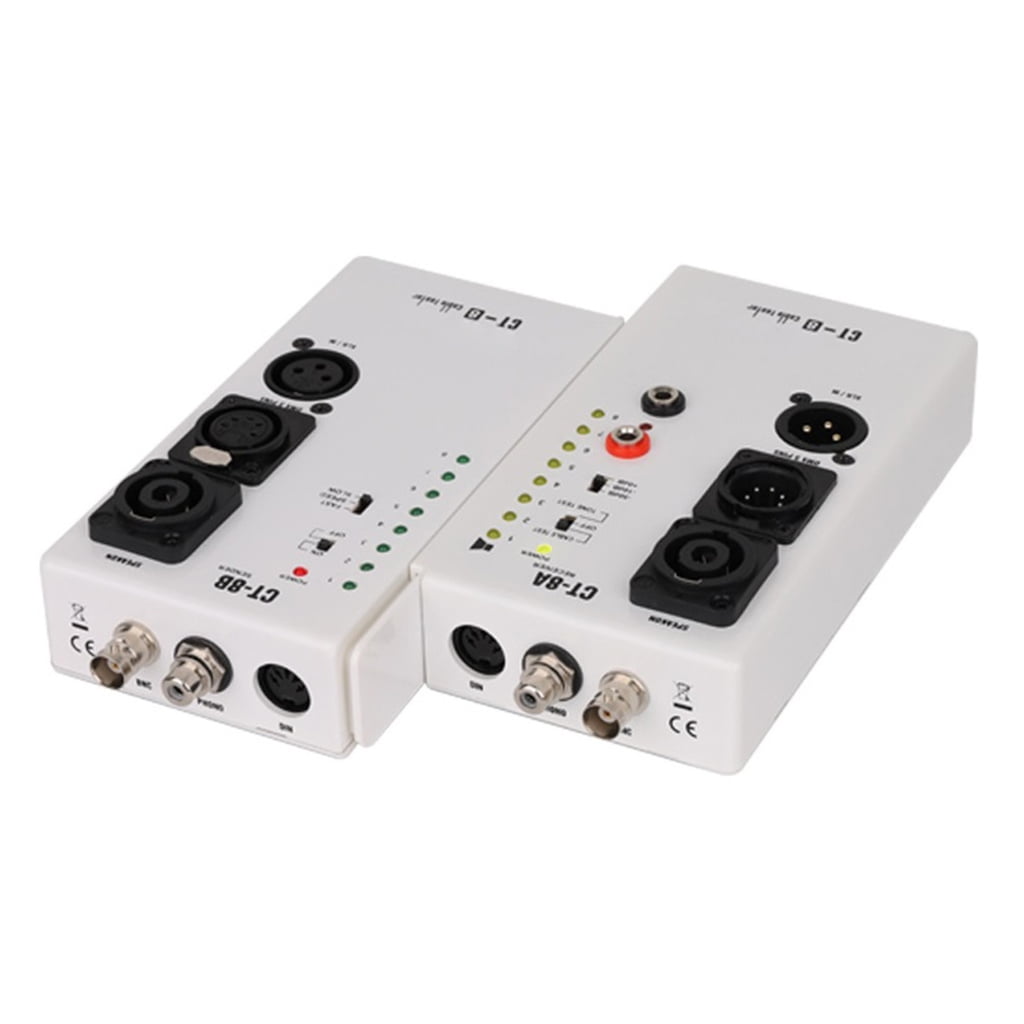 Tizuqe CT8 Audiotory Cable Tester Quick Fault Identification RJ45 TRS ...