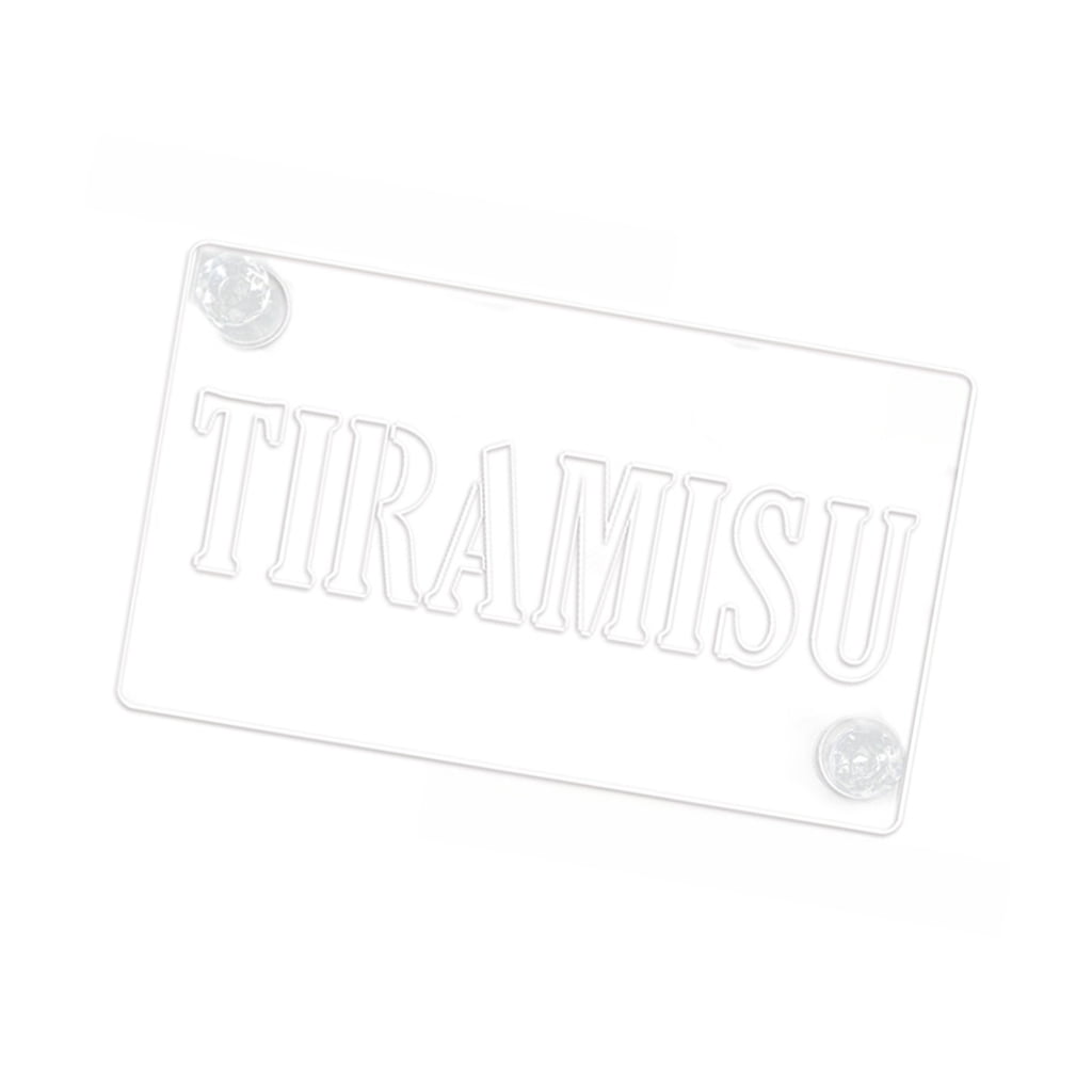 Tizuqe Cake Decorating Stencil Tiramisu Template Baking Lover Tool for ...