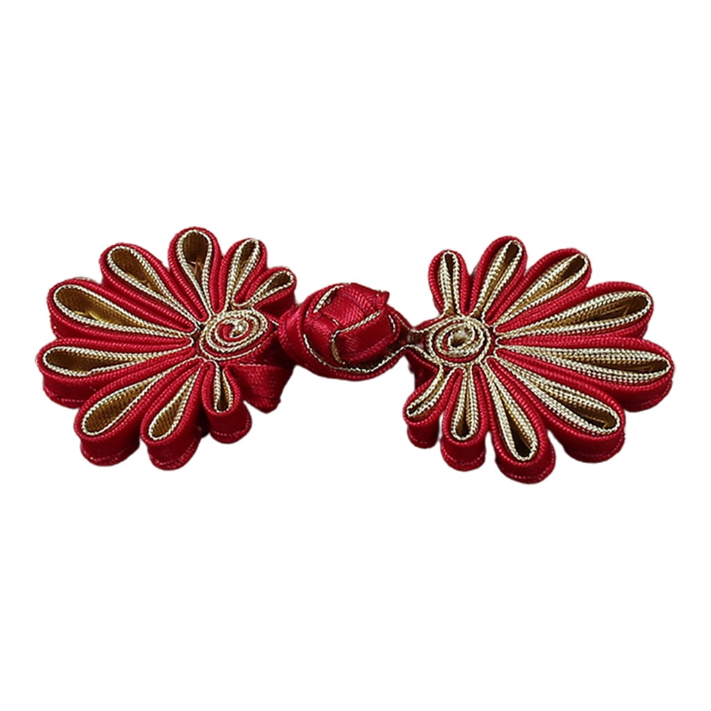 Tizuqe Chinese for Tang Suit Knot for Frog Buttons Flower Shape Closure ...