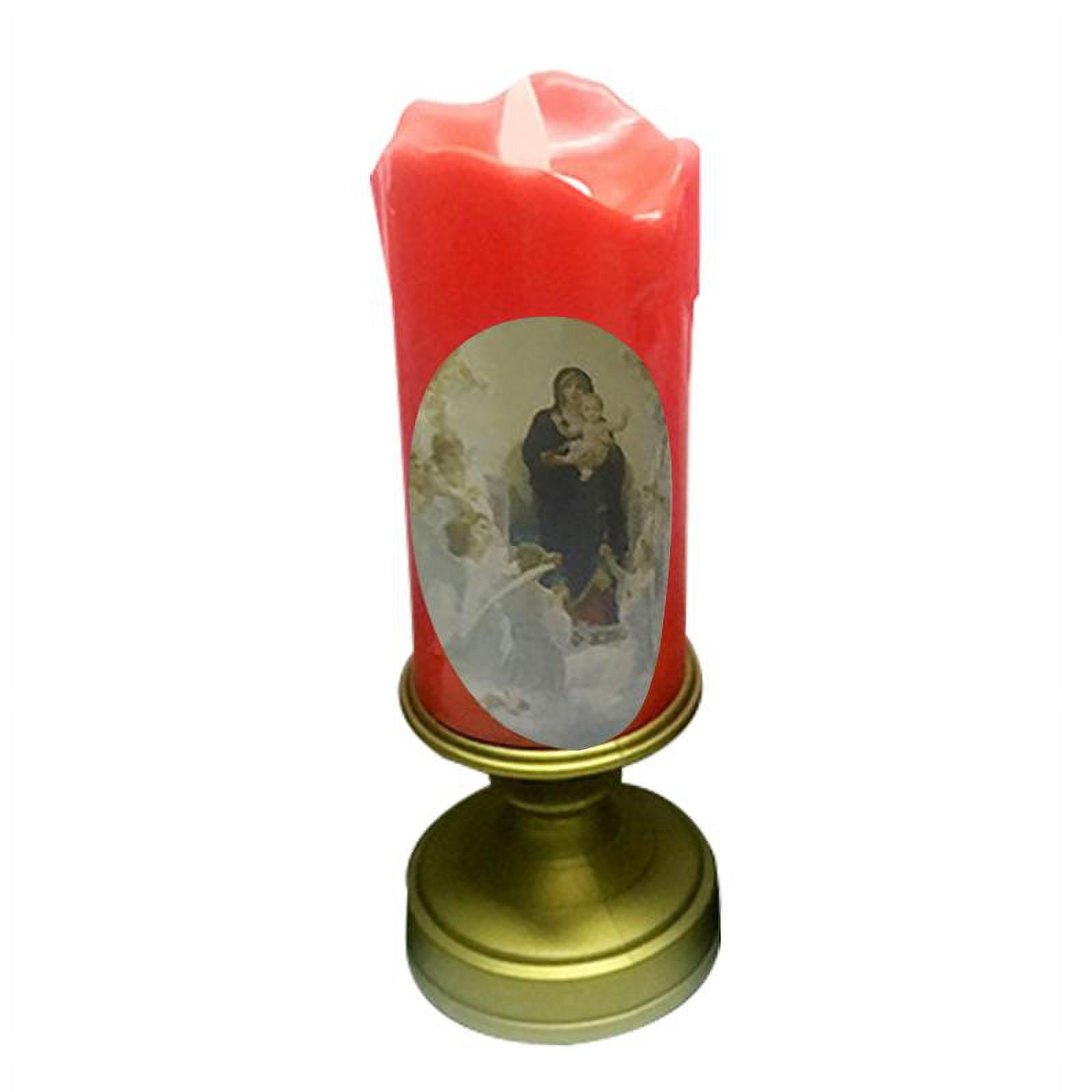 Tizuqe Christ LED Candle Light Holy Catholic Figure Jesus Church ...