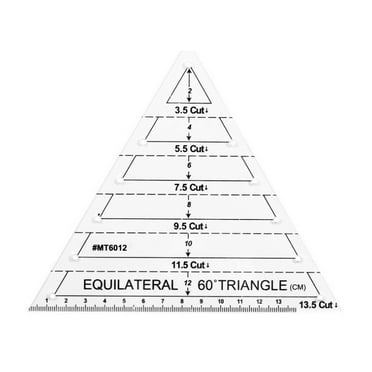 Toolix Plastic Ruler Handmade Christmas Tree Quilting Set 3 Sizes M L ...