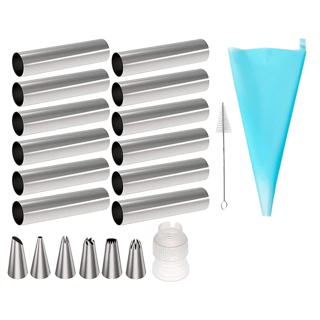 Tizuqe Convenient Croissants Mold Cannoli Form Tube Cream Horn Moulds ...