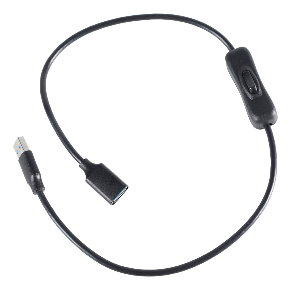 Tizuqe Convenient Switching Control Power Cord USB 3.0 A to A Extension ...