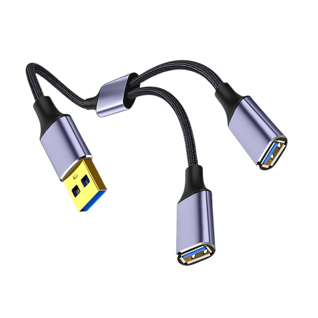 Tizuqe Conveniently USB Y Splitter Cable Converter Expand Your USB Capabilities - Walmart.com