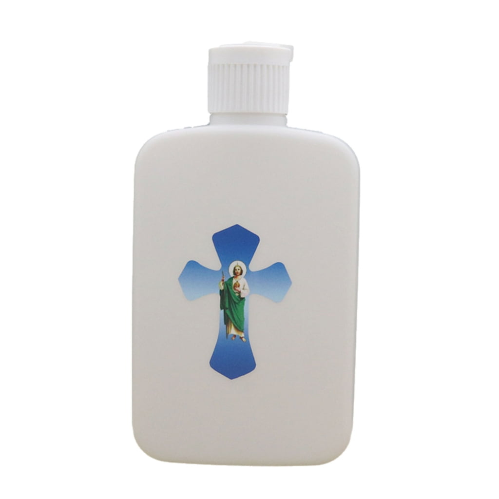 Tizuqe Crosses Pattern Holy Water Bottle Plastic Container Religious ...