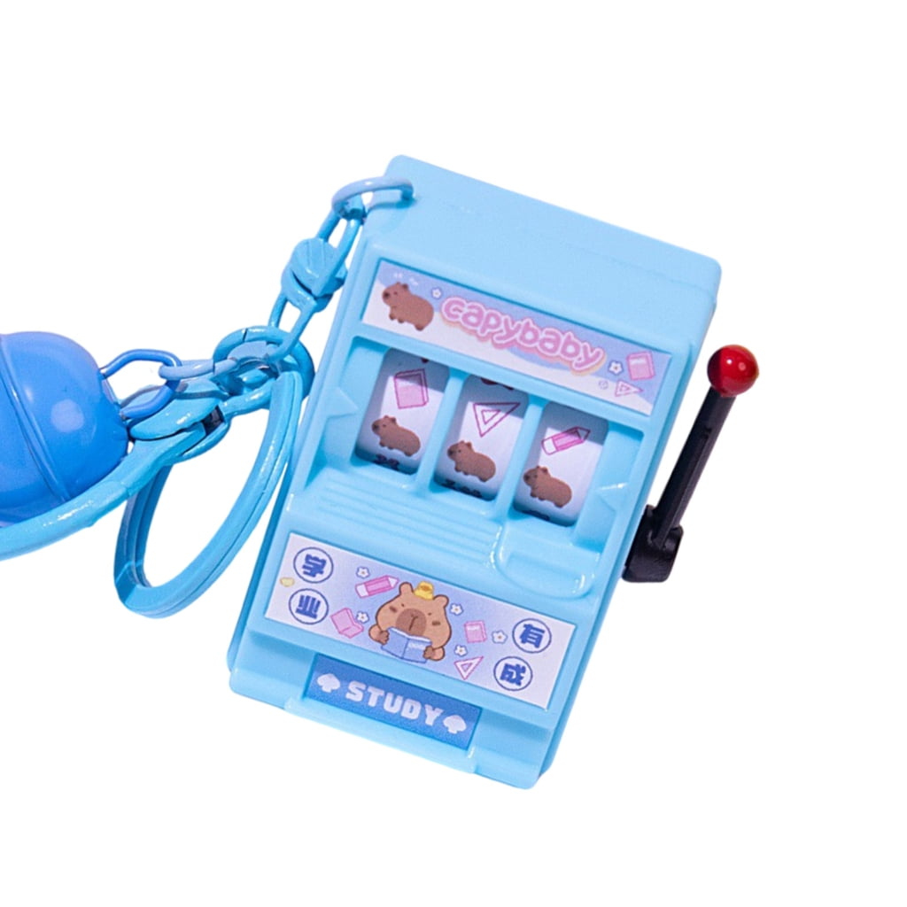 Tizuqe Cute Capybara Fruit Machine Key Holder Charming Capybara Fruit ...
