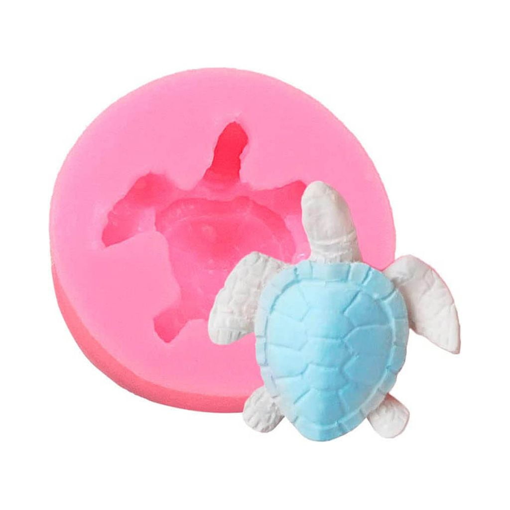 Tizuqe DIY 3D Moulds Geometric Turtle Molds Silicone Mold Handicrafts ...