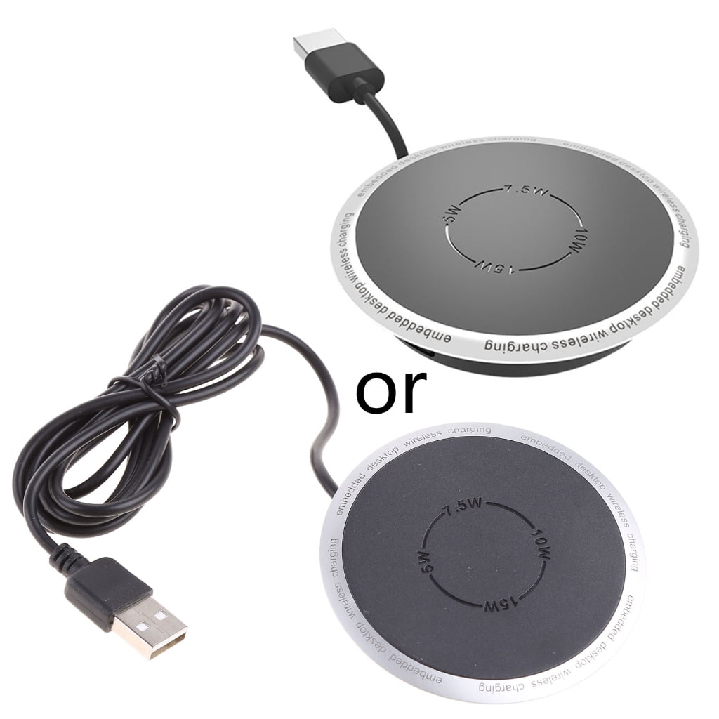 Tizuqe Desk Embedded Wireless Charger for 11/12 Counter Desktop Bedside ...