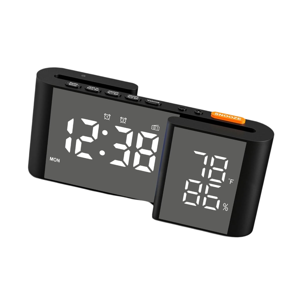 Tizuqe Digital Alarm Clock With FM76~108MHz Radio LED Lighting Clock ...